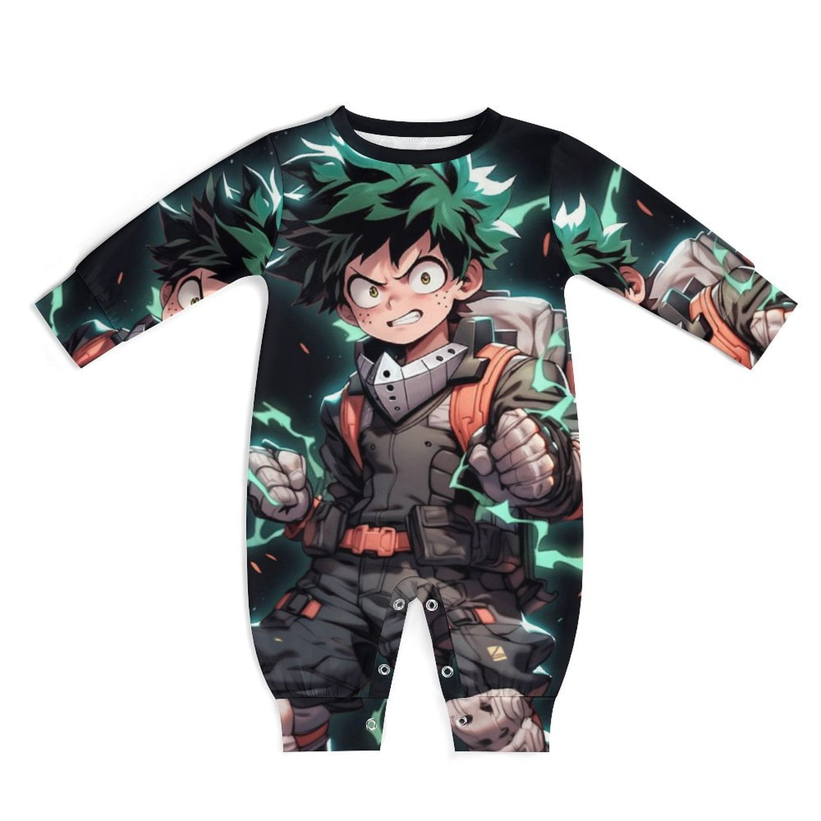 My Hero Academia Unisex Baby Boy Girl Rompers Long Sleeve Infant ...