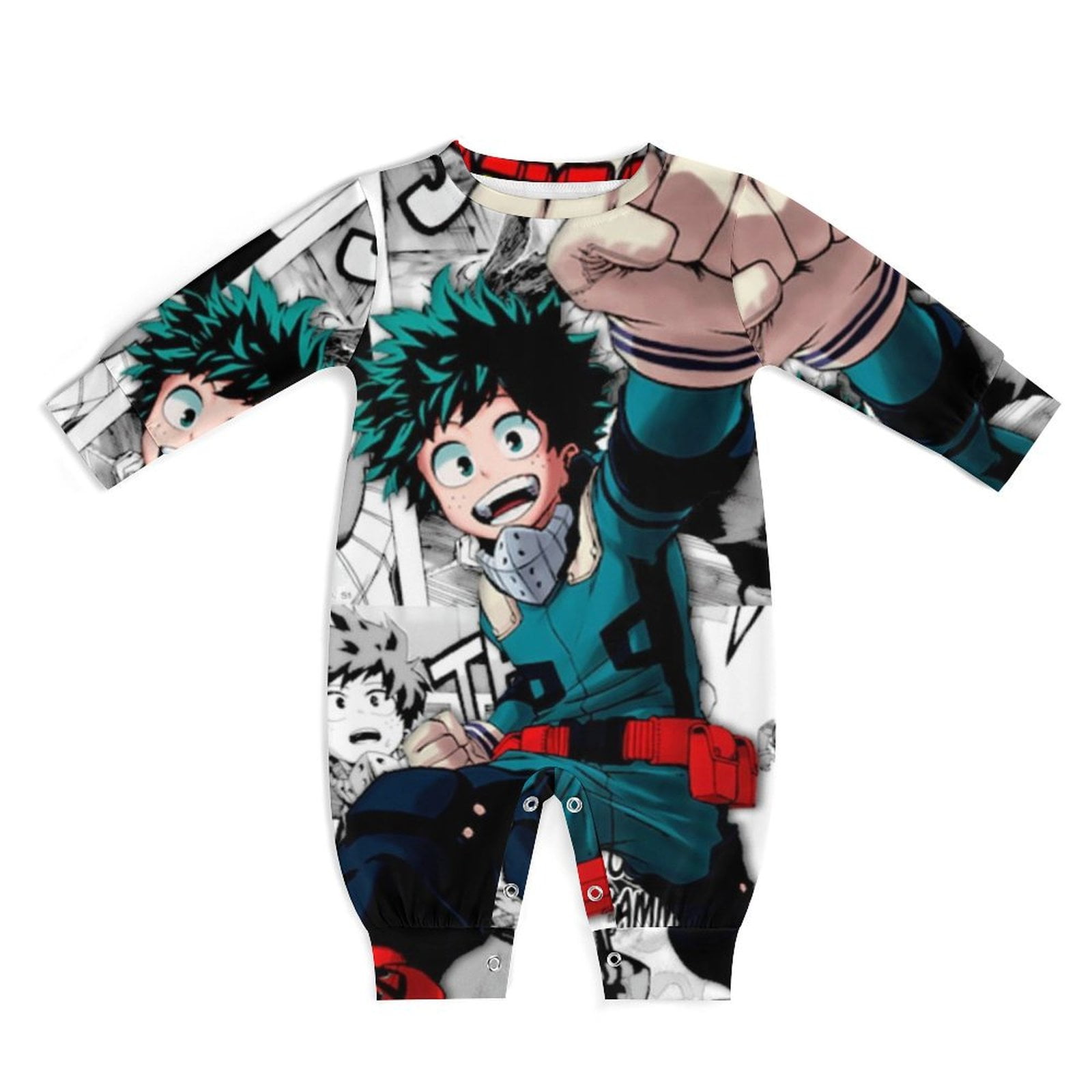 My Hero Academia Unisex Baby Boy Girl Rompers Long Sleeve Infant ...