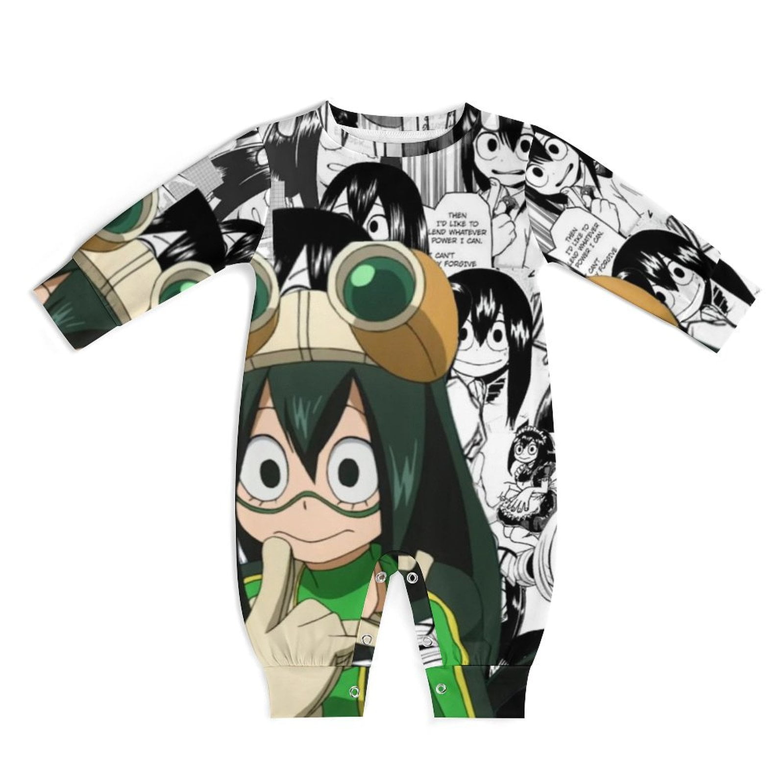 My Hero Academia Unisex Baby Boy Girl Rompers Long Sleeve Infant ...