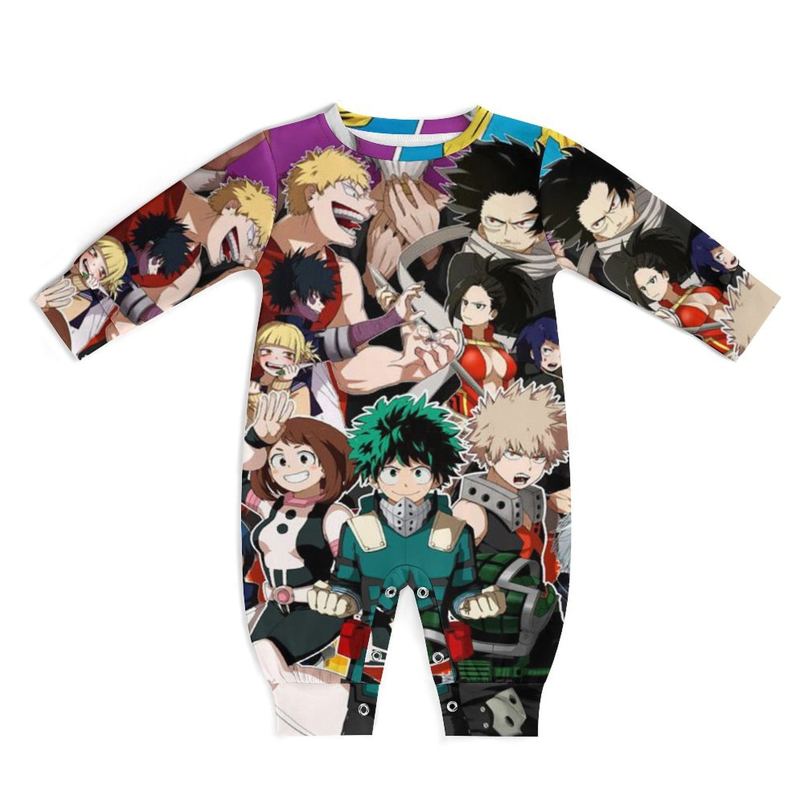 My Hero Academia Unisex Baby Boy Girl Rompers Long Sleeve Infant ...
