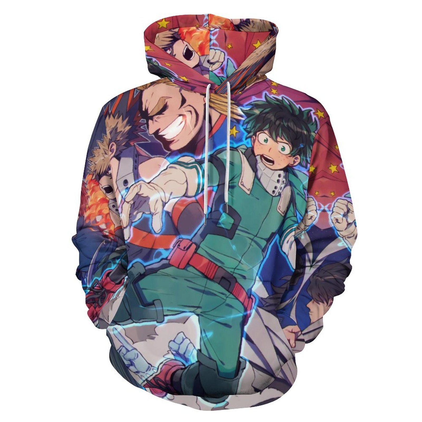 My Hero Academia Unisex Sweatshirts Loose Pullover Sweater Hooded ...