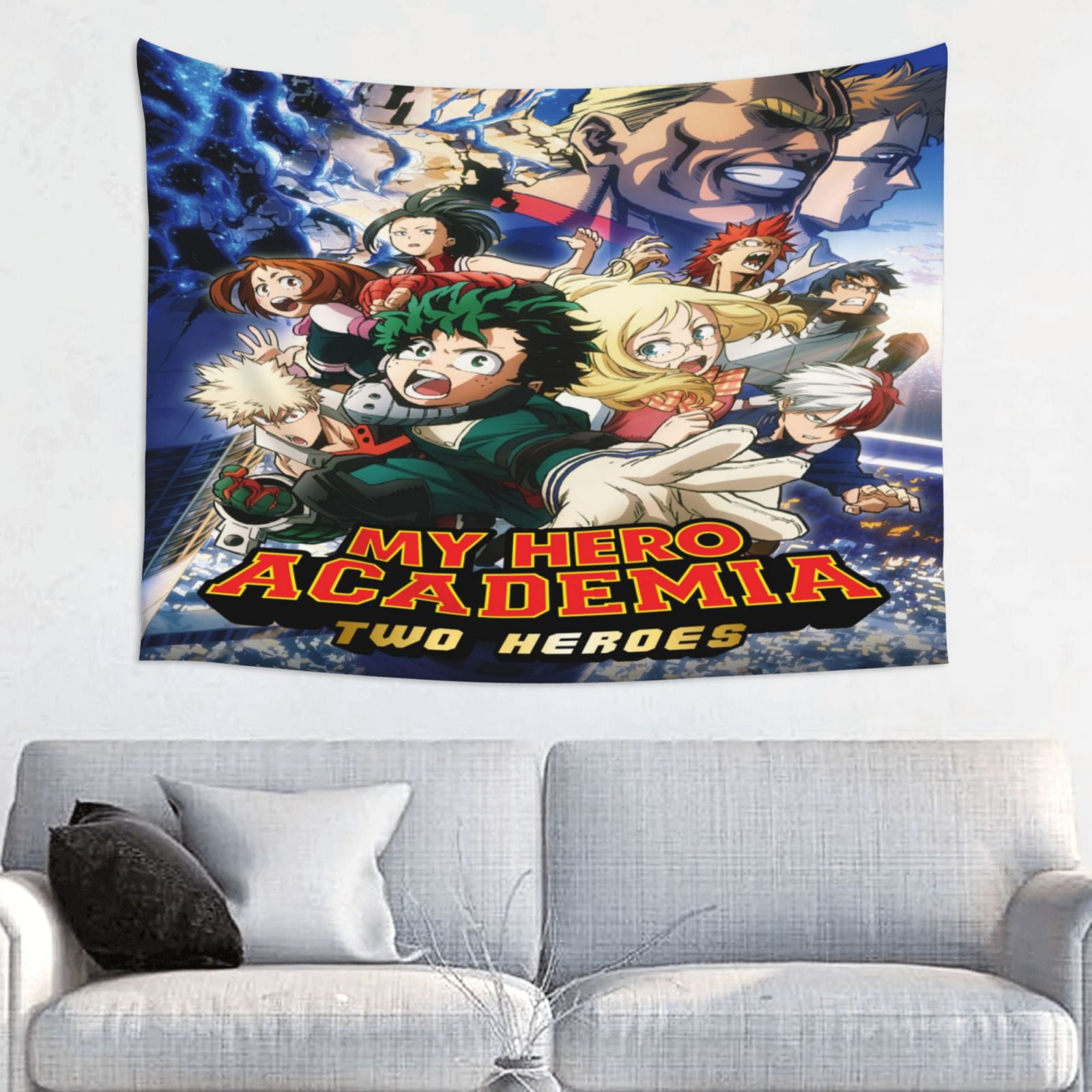 My Hero Academia Wall Tapestry Cartoon Poster for Bedroom Aesthetics ...