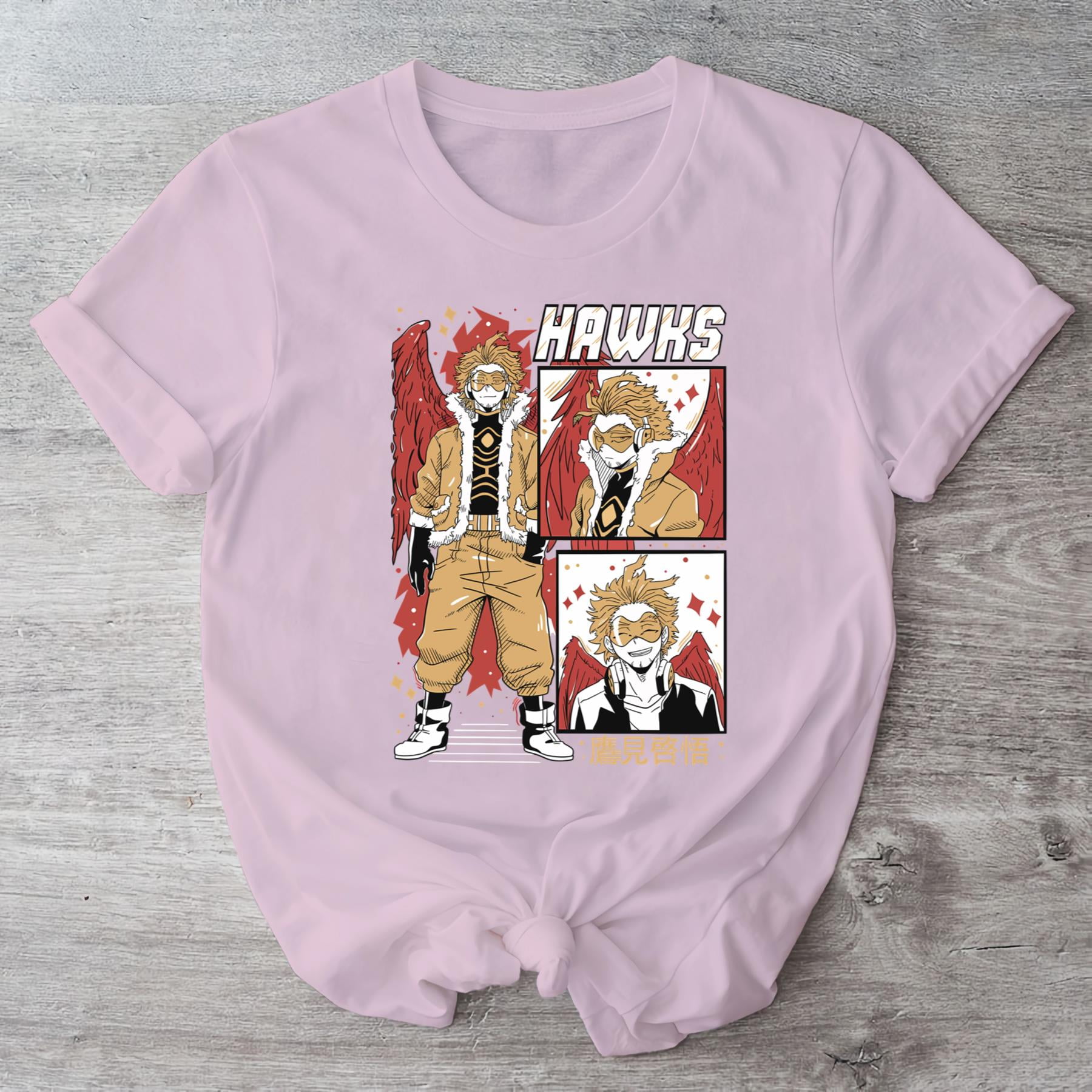 My Hero Academia anime Wing Hero Hawks Keigo Takami T-Shirt manga All ...