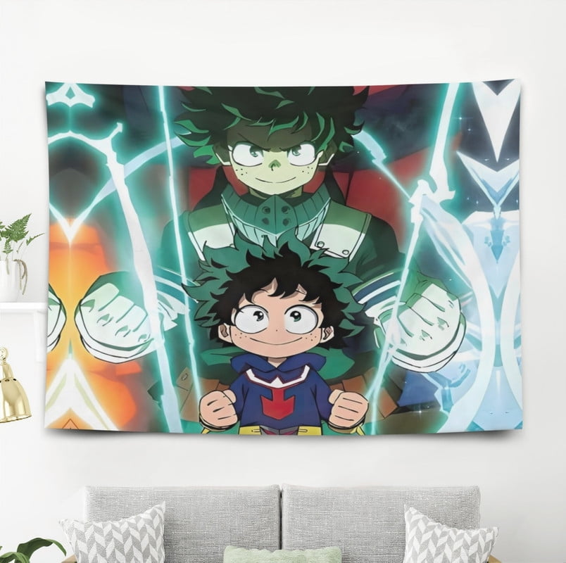 My Hero Academia pattern wall hanging 50*60 inches high-quality peach ...