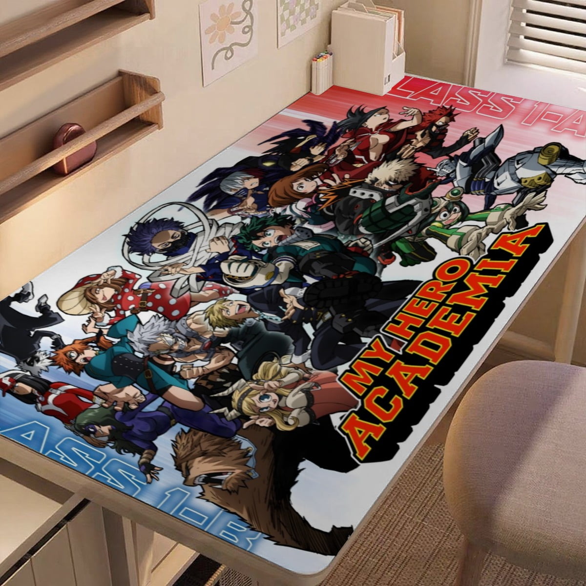 My Hero Academia-themed extra-large Non-Slip Base leather Desk Table ...