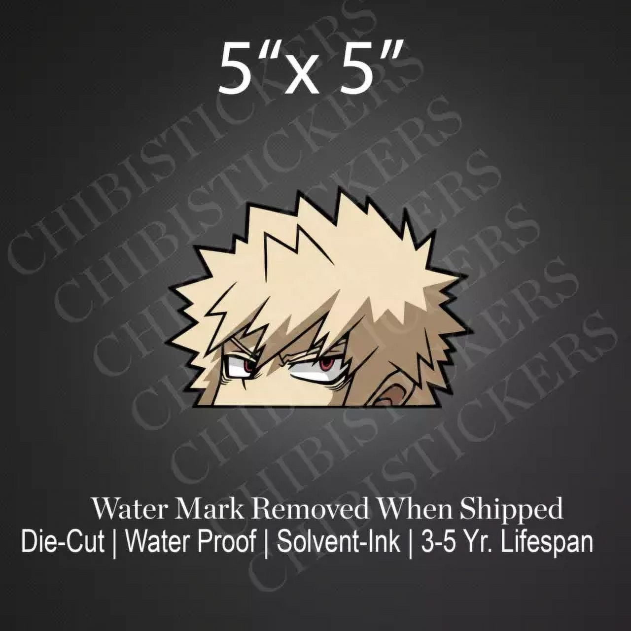 My Hero Katsuki Bakugo Anime Angry Boy Vinyl Sticker Decal Car Sticker ...