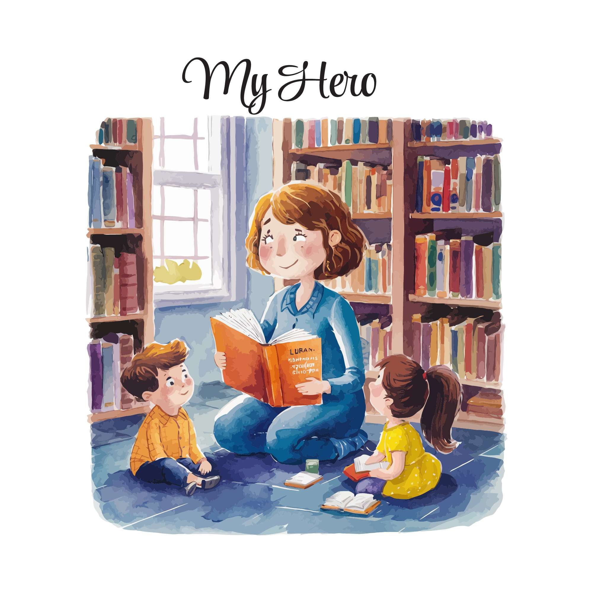 My Hero Teacher Classroom Student Homework Classroom Wall Art Sticker ...