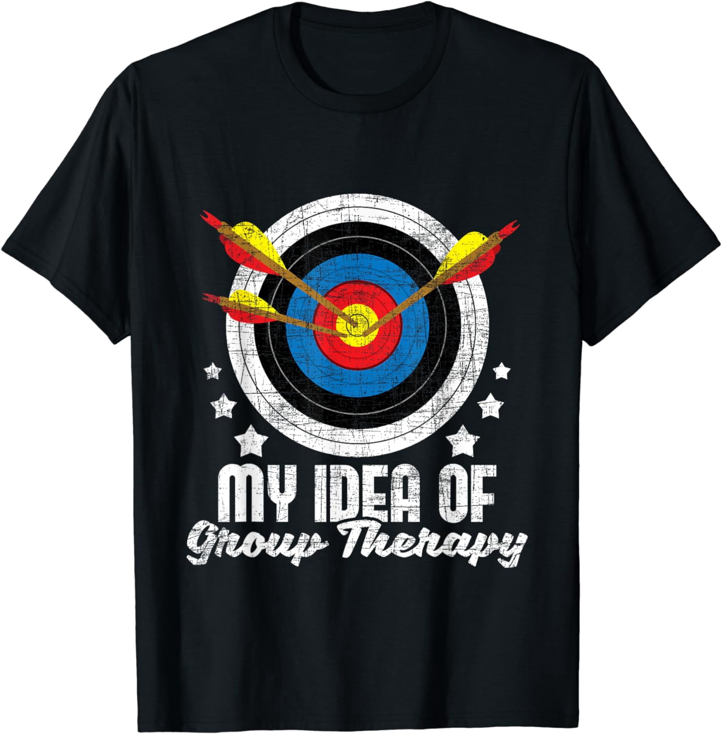 My Idea Of Group Therapy - Archery Archer Bowhunting Bows T-Shirt ...