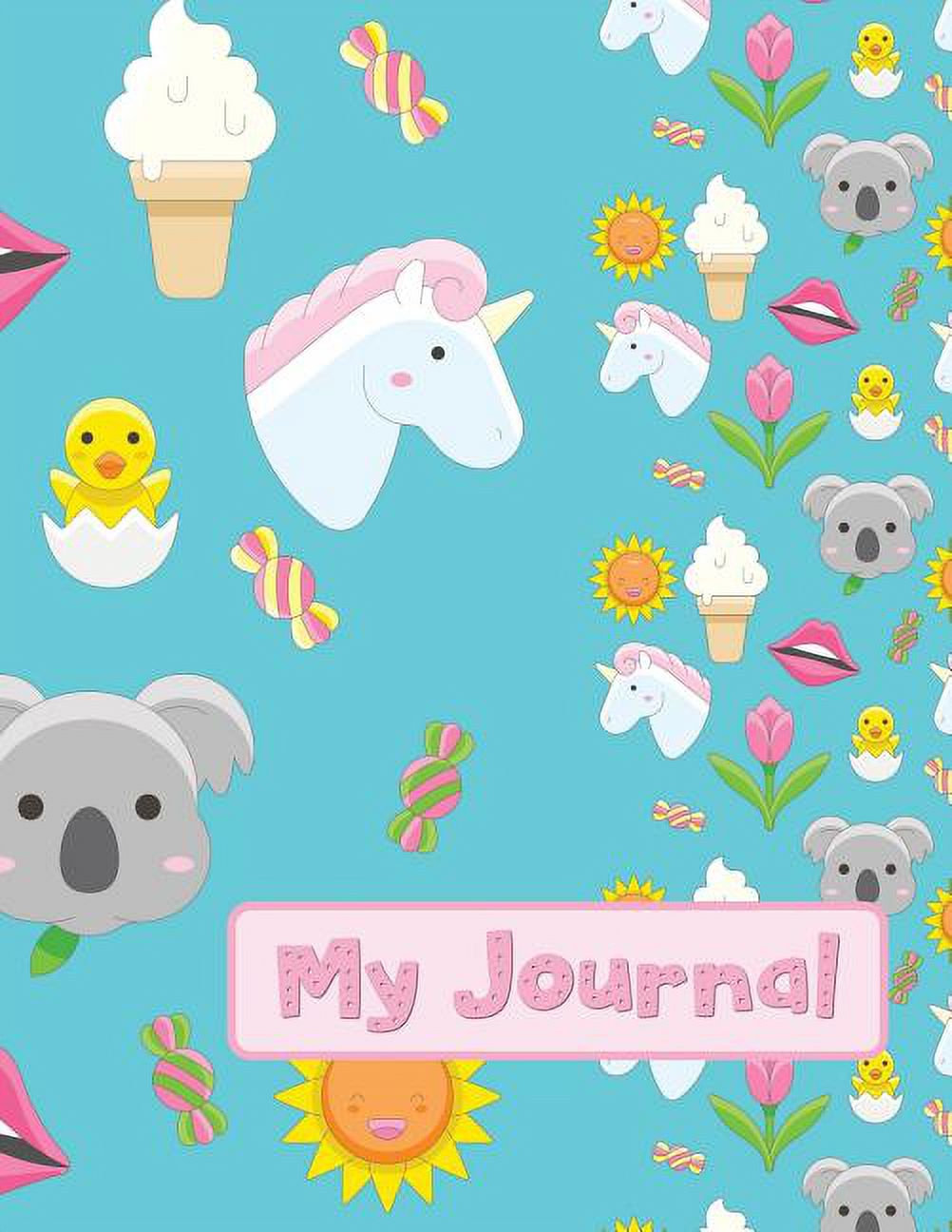 My Journal: Emoticons Writing Prompts Notebook for Preschool and ...