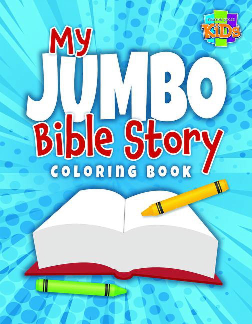 My Jumbo Bible Story Coloring Book (Paperback) - Walmart.com