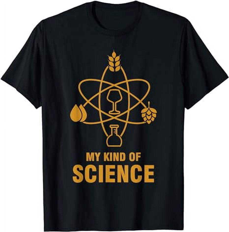 My Kind Of Science Funny Craft Beer IPA brewing Gift Men T-Shirt ...