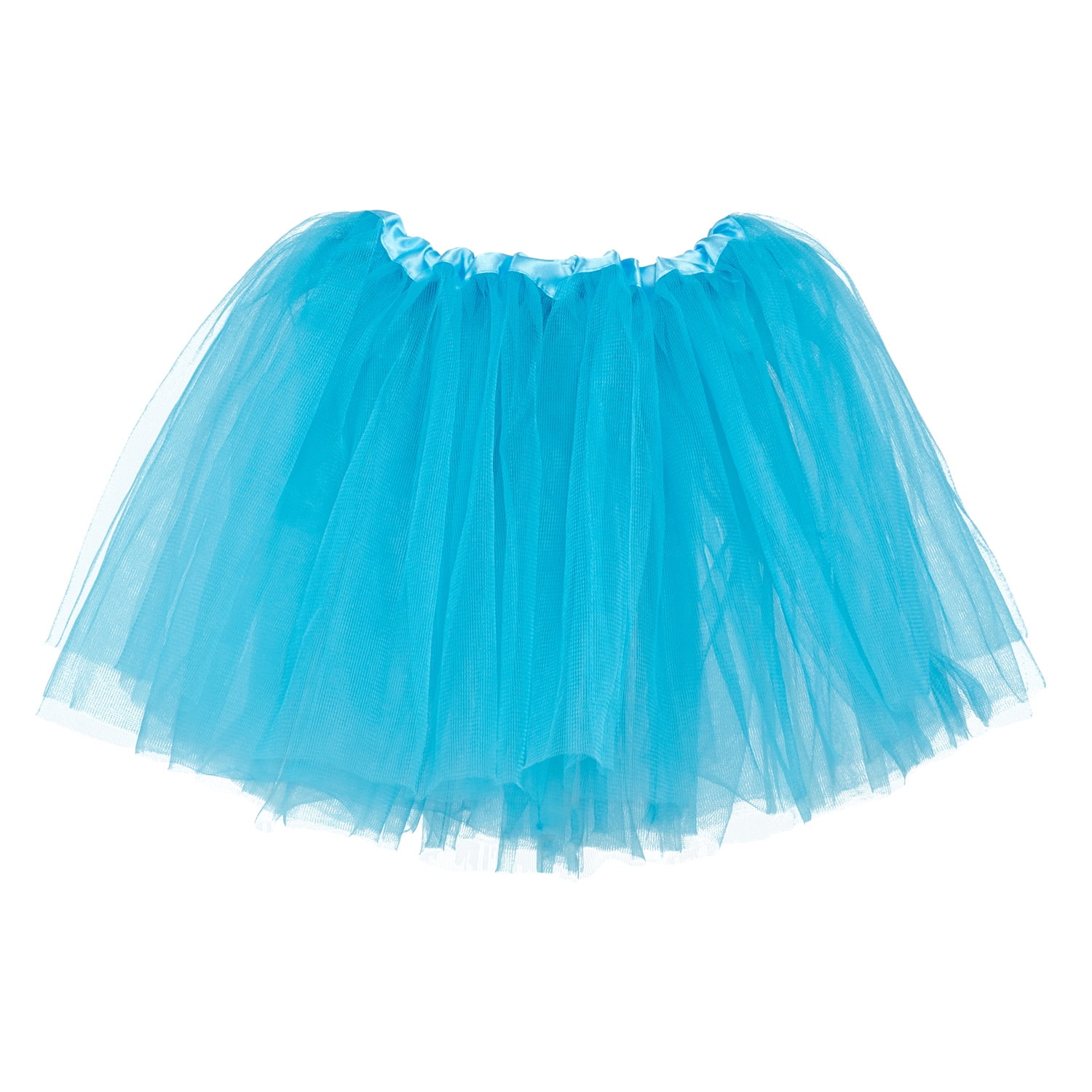 My Lello Little Girls Tutu 3-Layer Ballerina Turquoise - Walmart.com