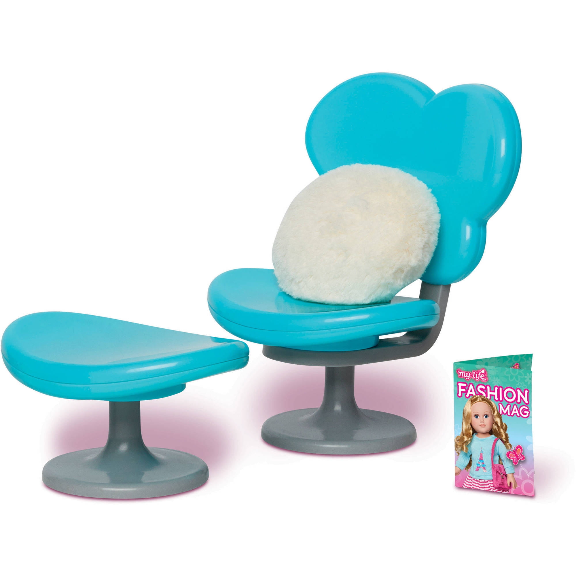 My Life As Chair and Footrest Set for 18 Dolls - Walmart.com