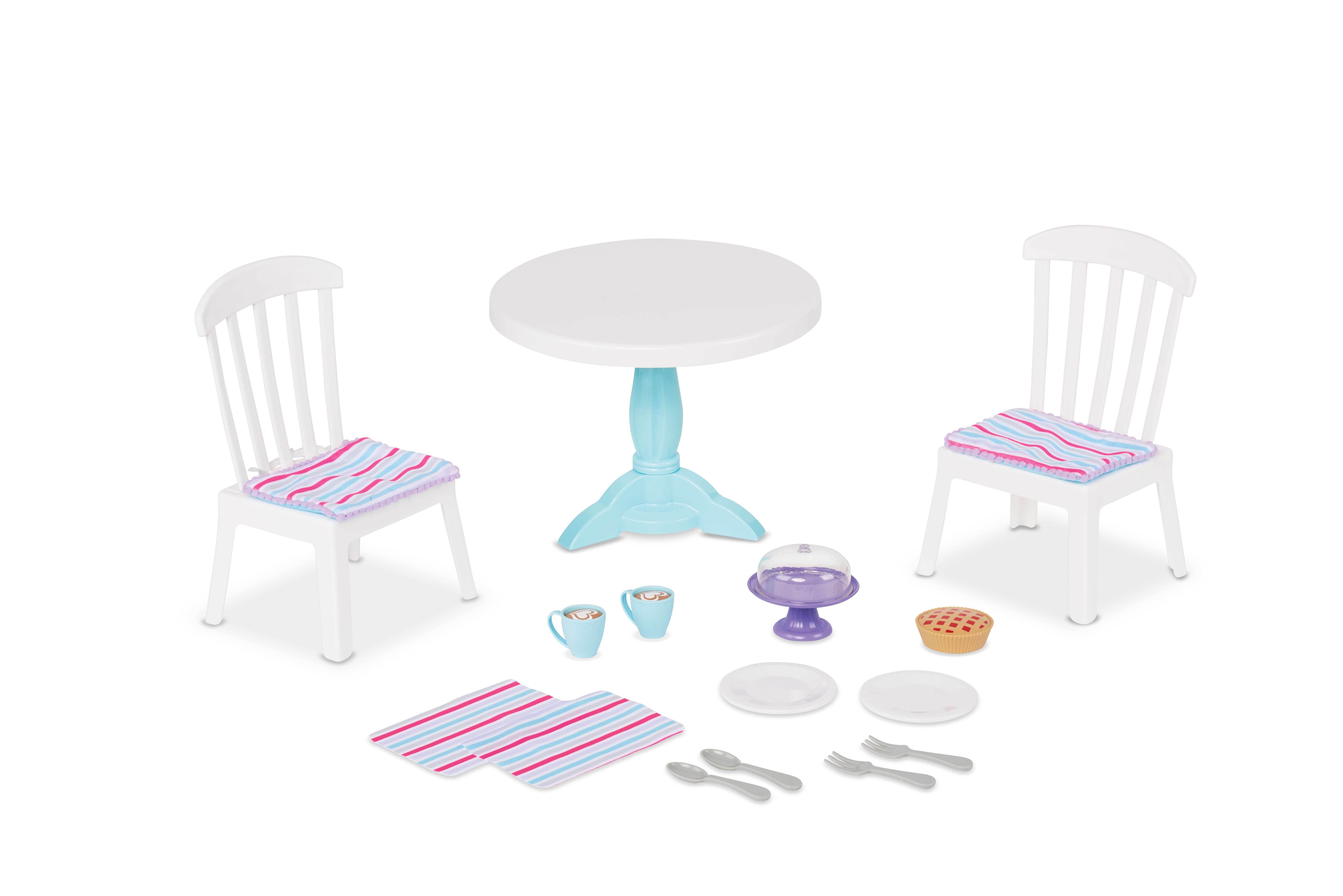 My Life As Dining Room Play Set for 18 inch Dolls, 15 Pieces with ...