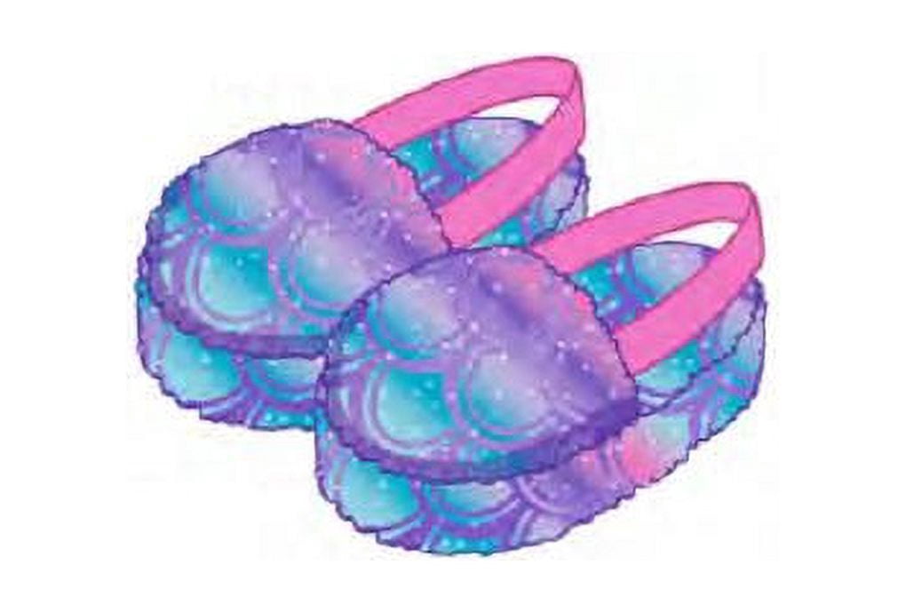 My Life As Mermaid Slippers for 18 Dolls Design - Walmart.com