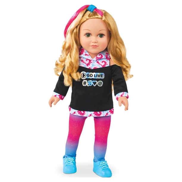 My Life As Poseable Content Creator 18 Inch Doll, Blonde Hair, Green ...