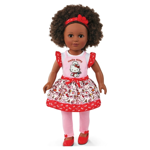 My Life As Poseable Hello Kitty Baker 18" Doll, Dark Brunette Hair ...