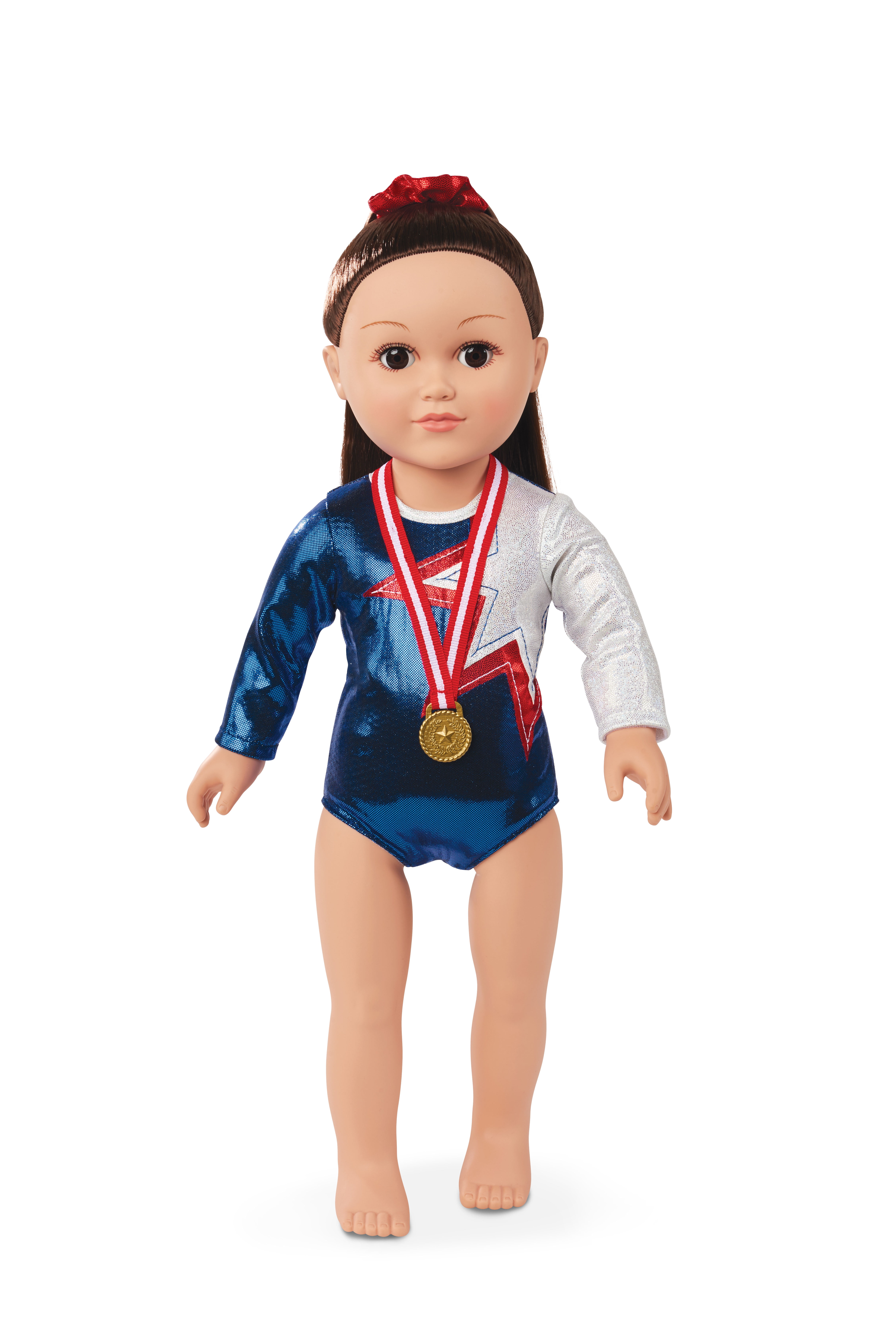 My Life As Poseable Professional Gymnast Brown Hair Fashion Doll ...