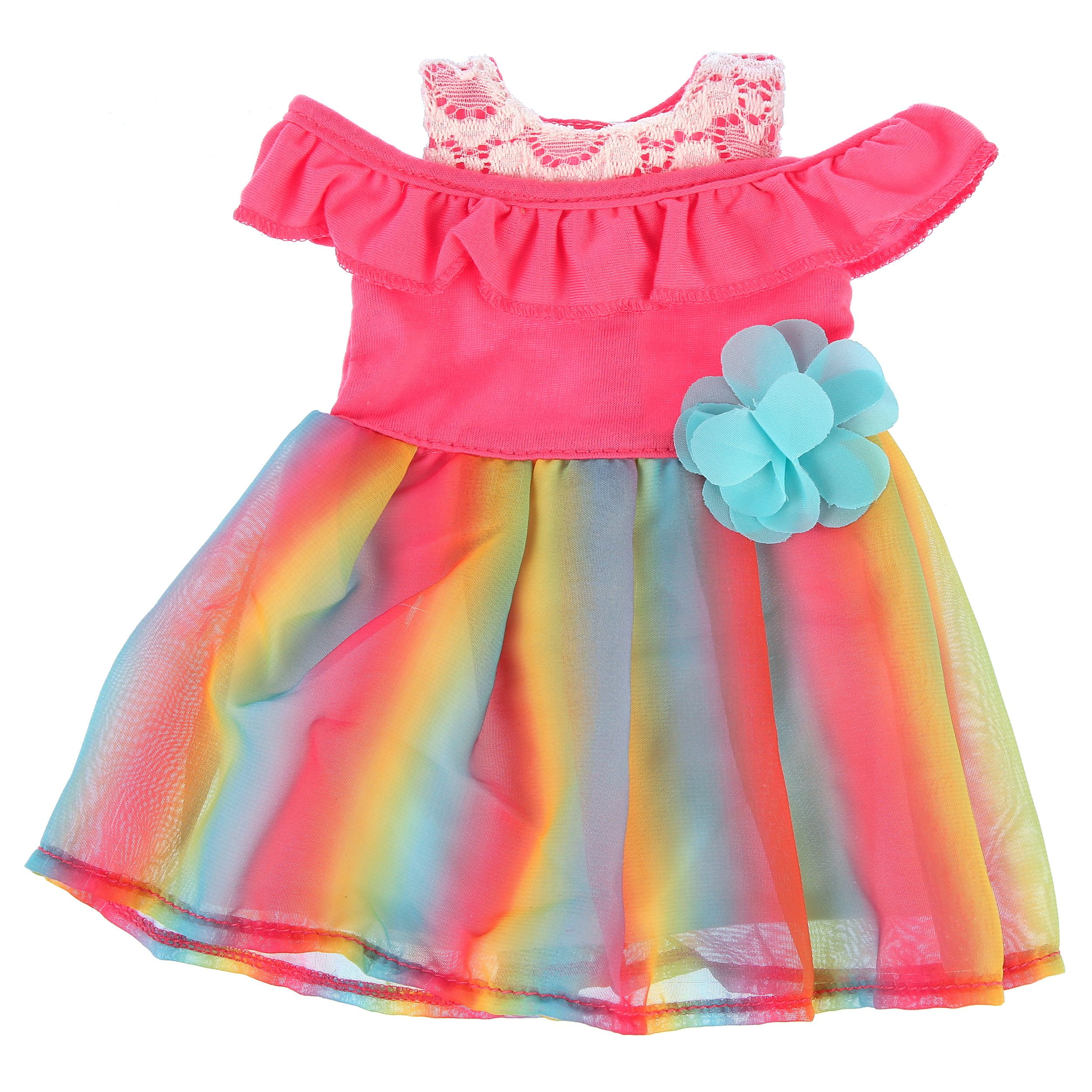 My Life As Rainbow Dress Doll Clothes - Fits 18-inch Dolls - Walmart.com