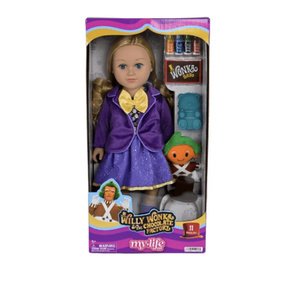 My Life As Willy Wonka Posable 18in Doll, Medium Blonde Hair, Blue Eyes ...