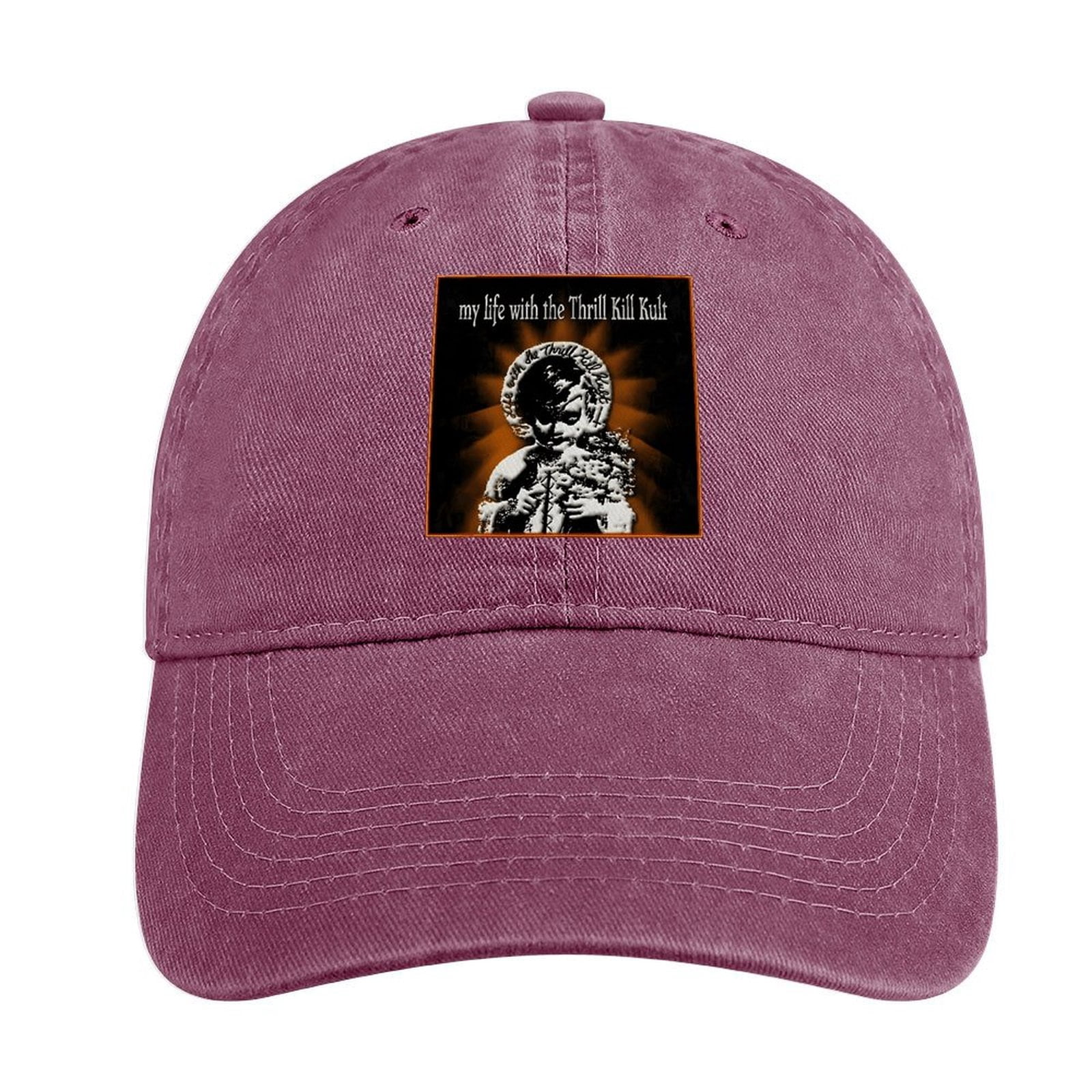 My Life with The Thrill Kill Kult Fresh Wine Red Cowboy Mesh Baseball ...