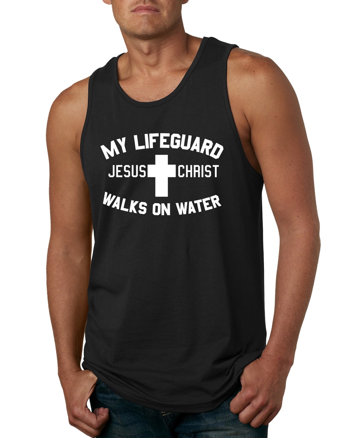 My Lifeguard Walks on Water Jesus Christ Bible | Mens Inspirational ...