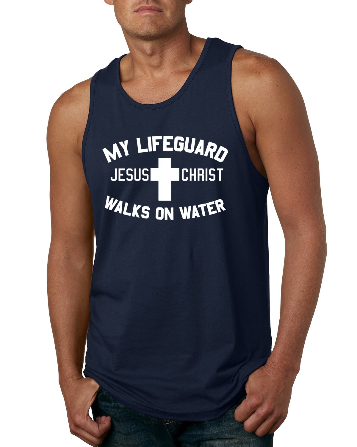My Lifeguard Walks on Water Jesus Christ Bible | Mens Inspirational ...
