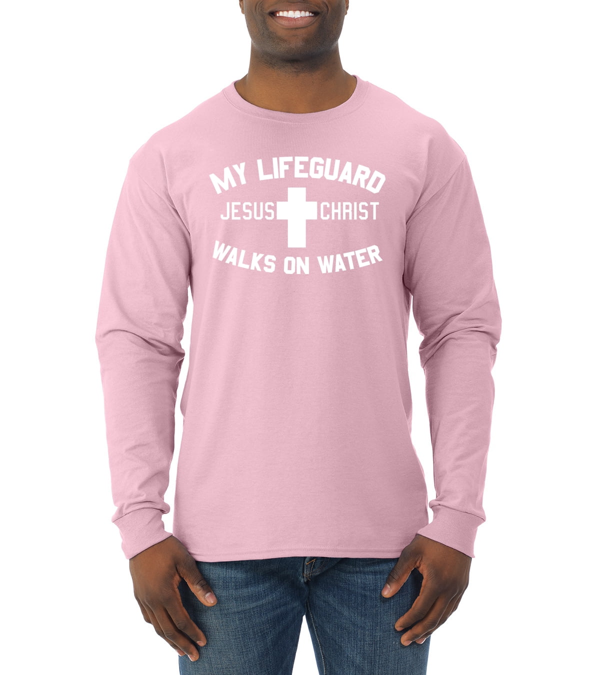My Lifeguard Walks on Water Jesus Christ Bible | Mens Inspirational ...