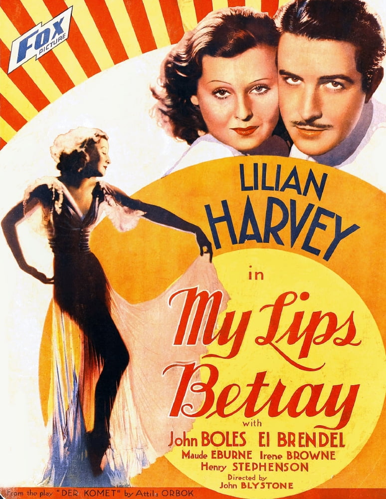 My Lips Betray U Movie Poster Masterprint - Walmart.com