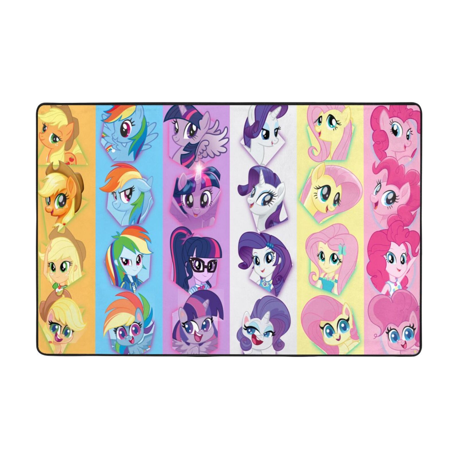 My Lit-tle Pony Area Rug Cartoon Carpet for Bedroom Livingroom Children ...