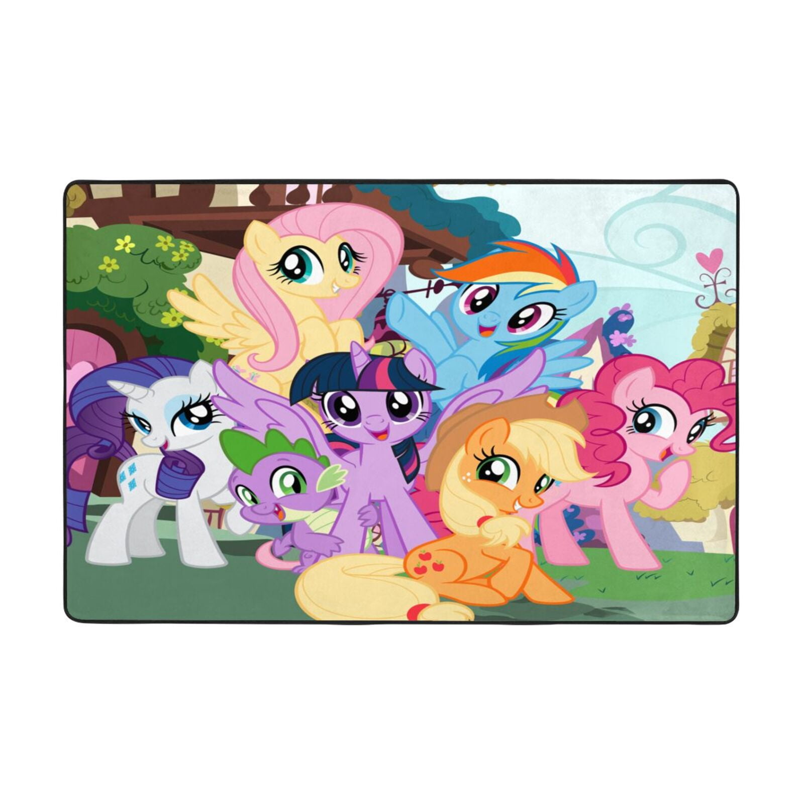 My Lit-tle Pony Area Rug Cartoon Carpet for Bedroom Livingroom Children ...