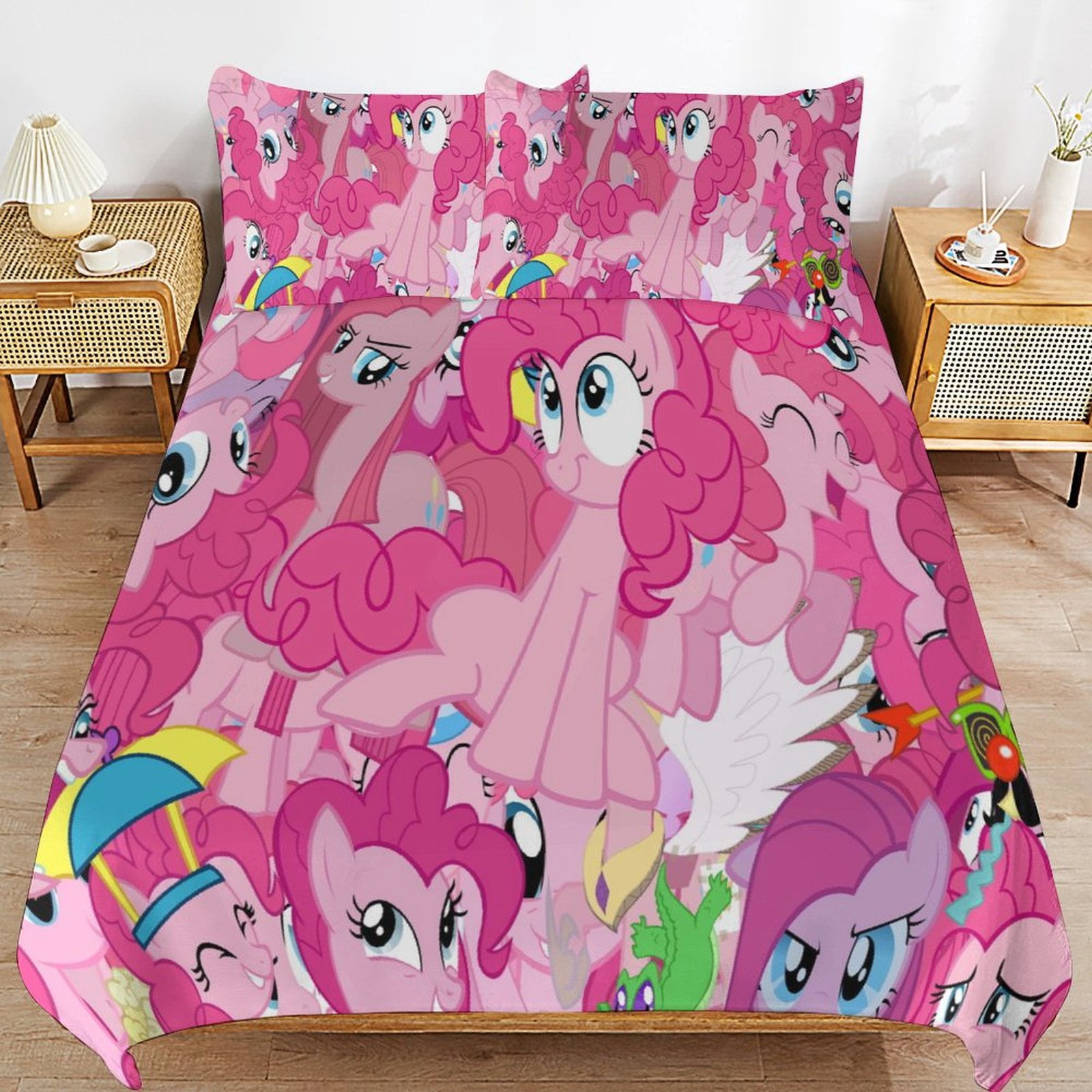 My Lit-tle Pony Bed Duvet Cover Cartoon Bedding Sets 3D Lightweight 3 ...