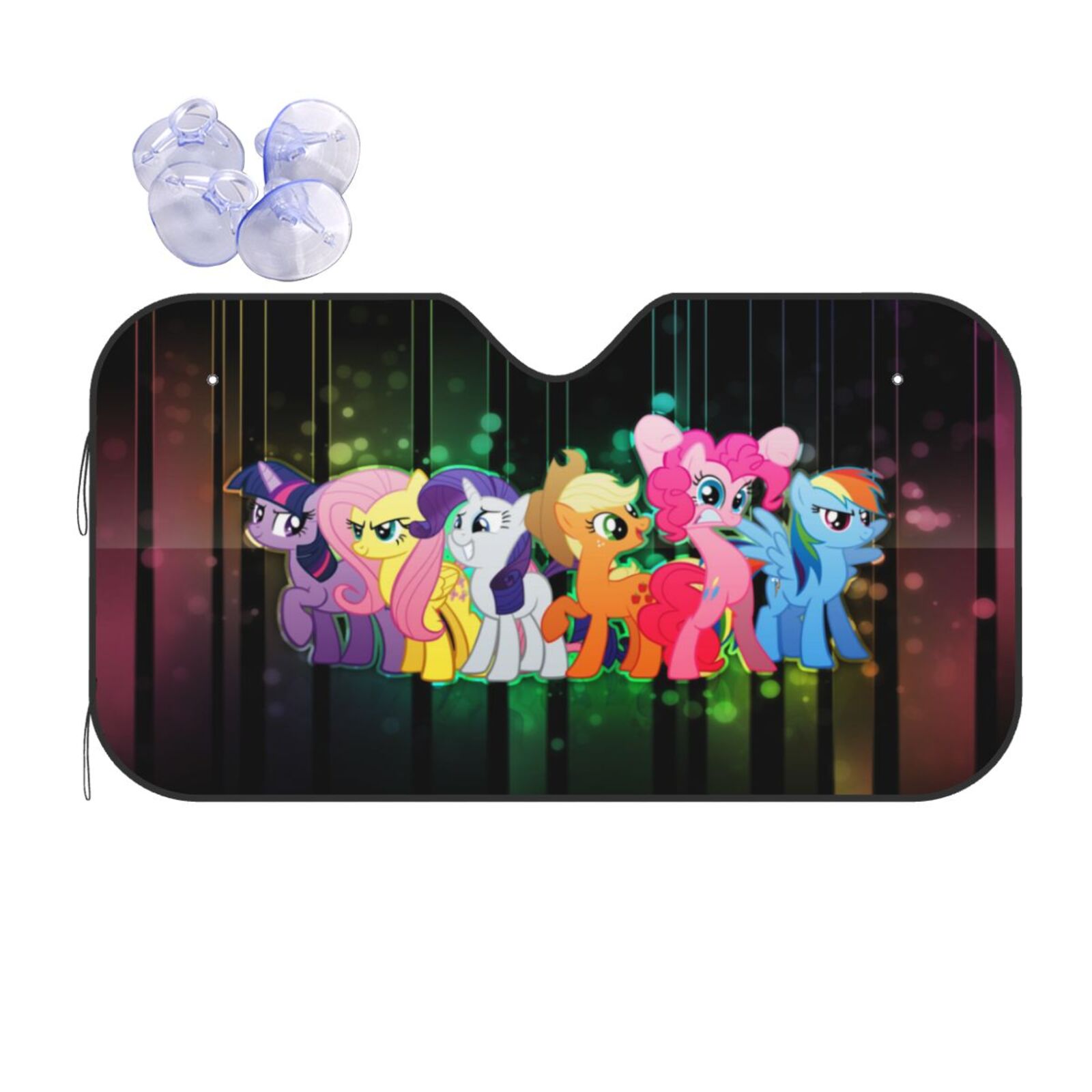 My Lit-tle Pony Car Sun Shade Windshield Cartoon Sun Shade for Car ...