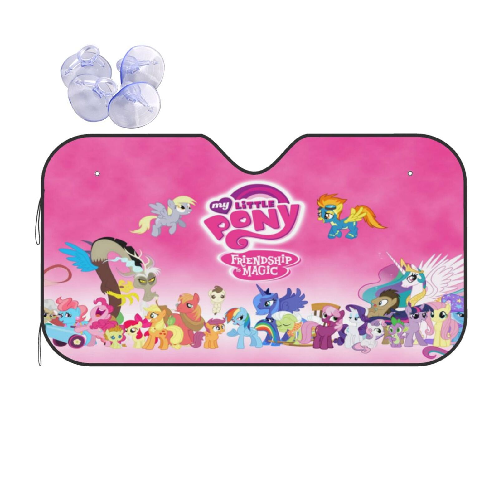 My Lit-tle Pony Car Sun Shade Windshield Cartoon Sun Shade for Car ...