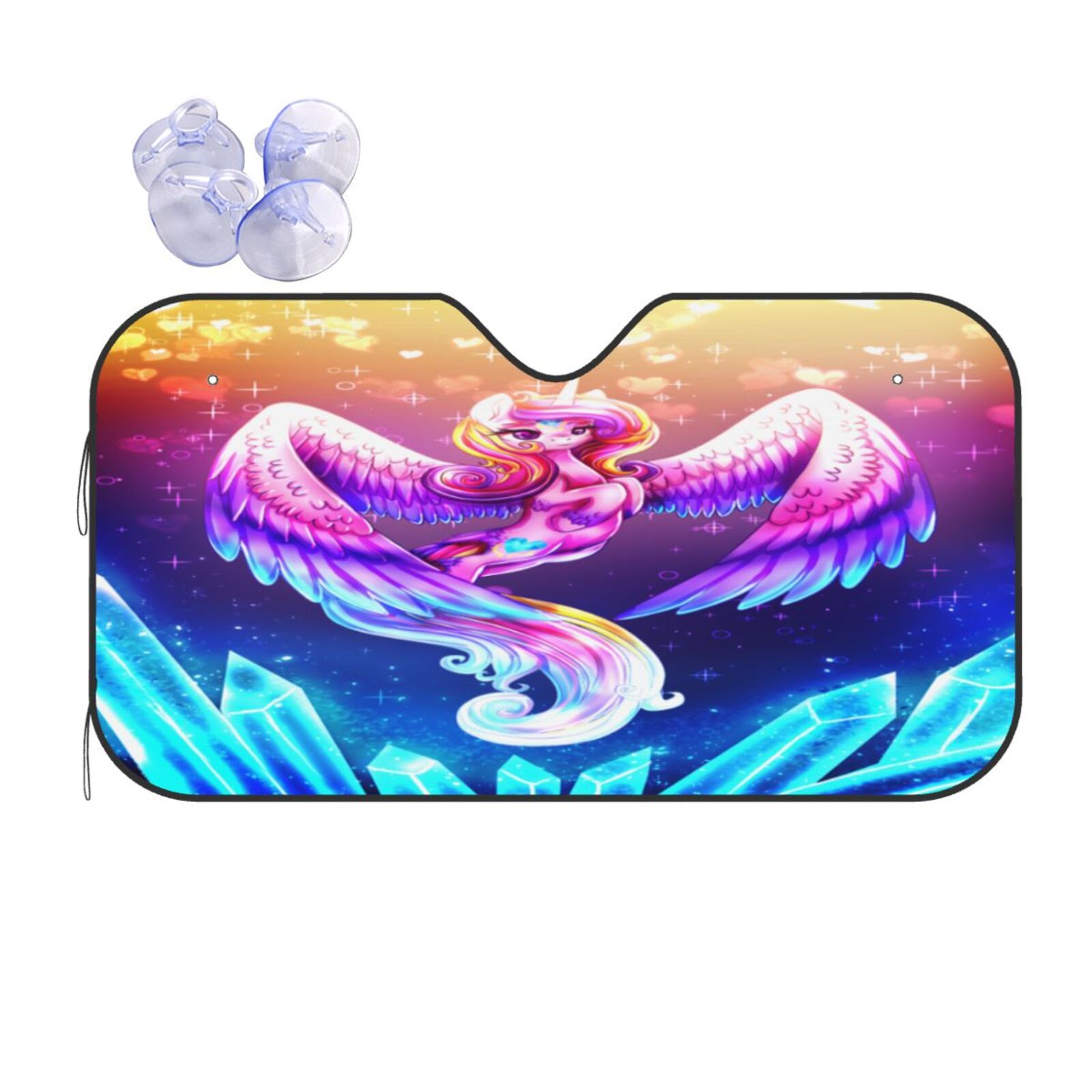 My Lit-tle Pony Car Sun Shade Windshield Cartoon Sun Shade for Car ...