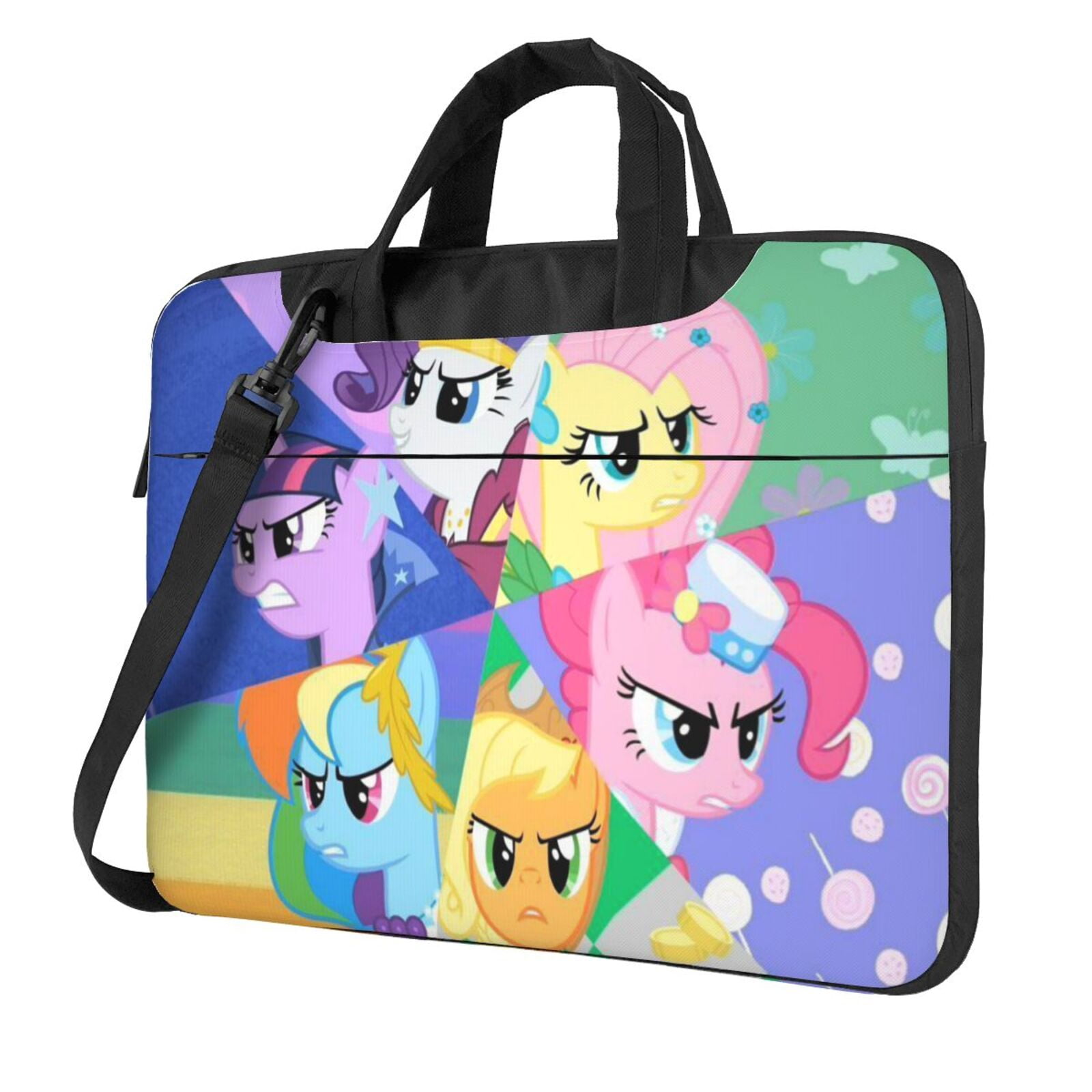 My Lit-tle Pony Laptop Bag with Extra Pocket Soft Carrying Handle ...