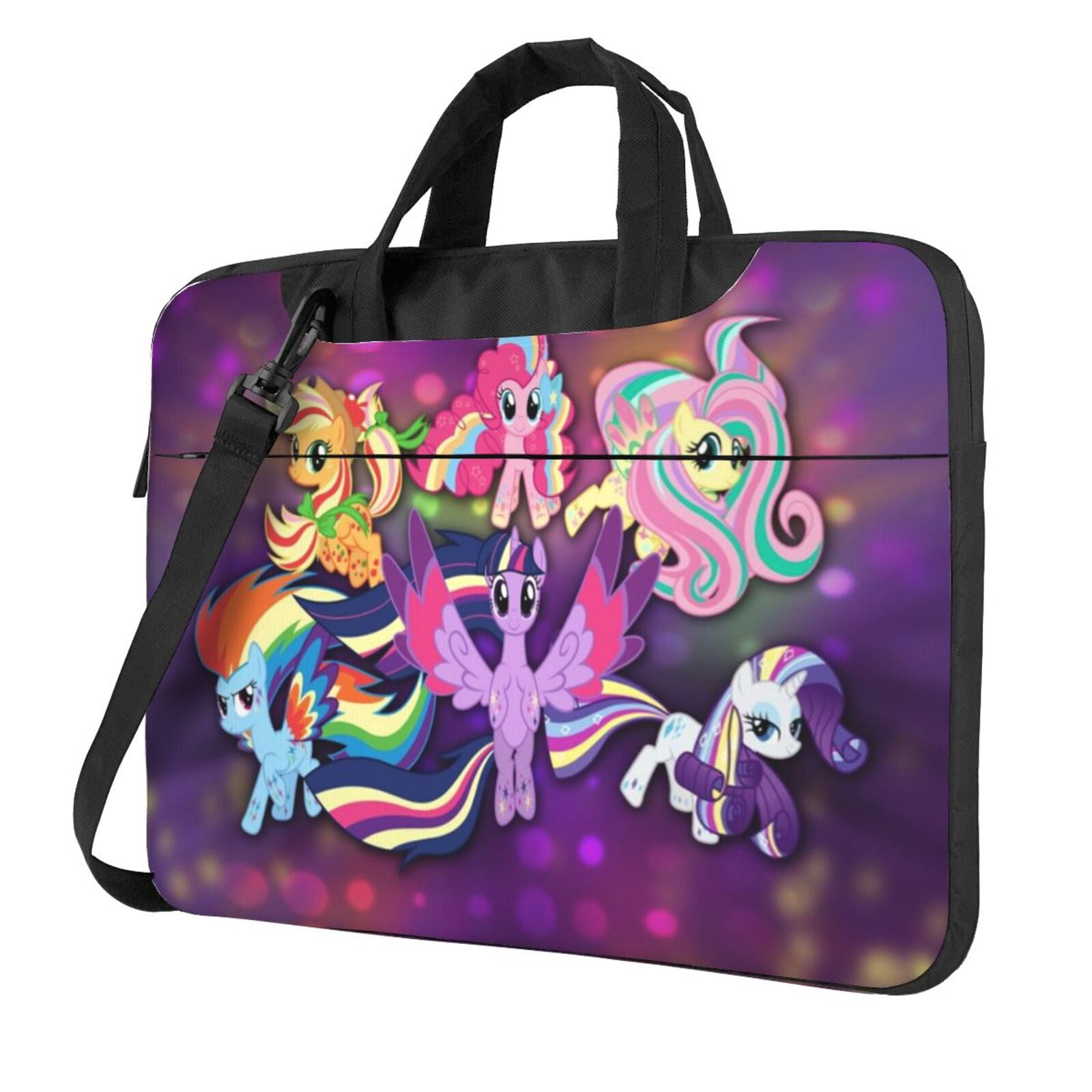 My Lit-tle Pony Laptop Bag with Extra Pocket Soft Carrying Handle ...