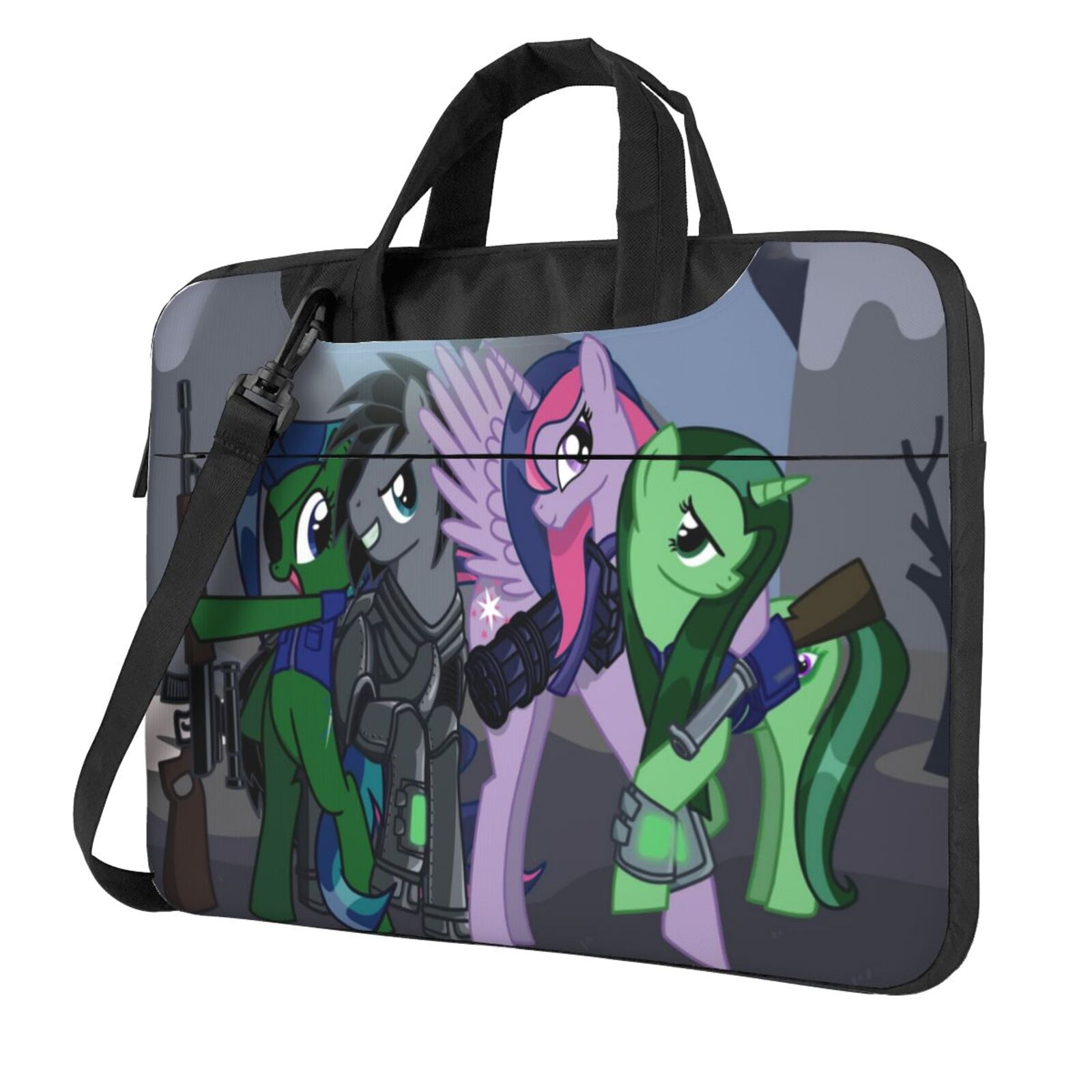 My Lit-tle Pony Laptop Bag with Extra Pocket Soft Carrying Handle ...
