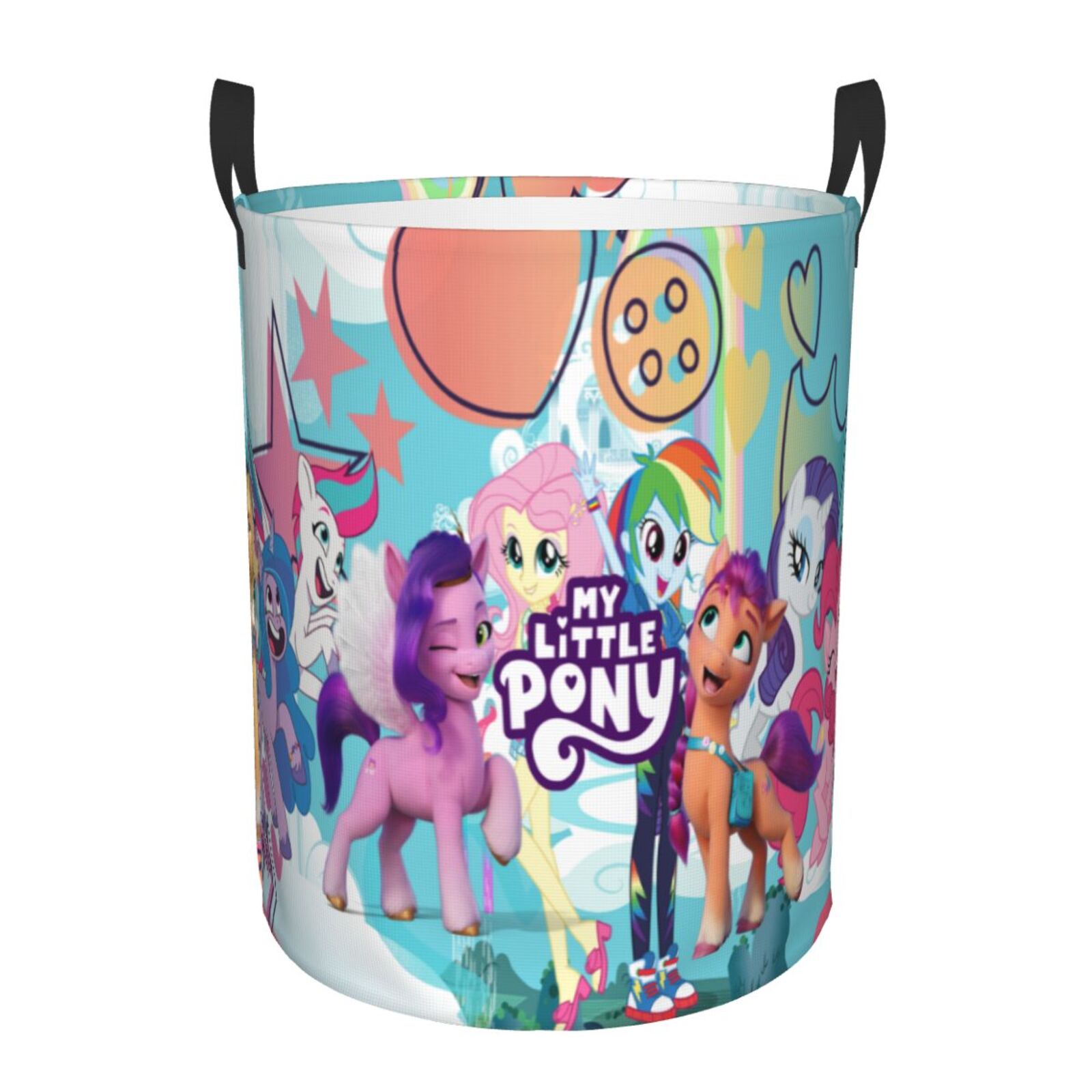 My Lit-tle Pony Laundry Hamper Cartoon Car Nursery Hamper Large Baby ...