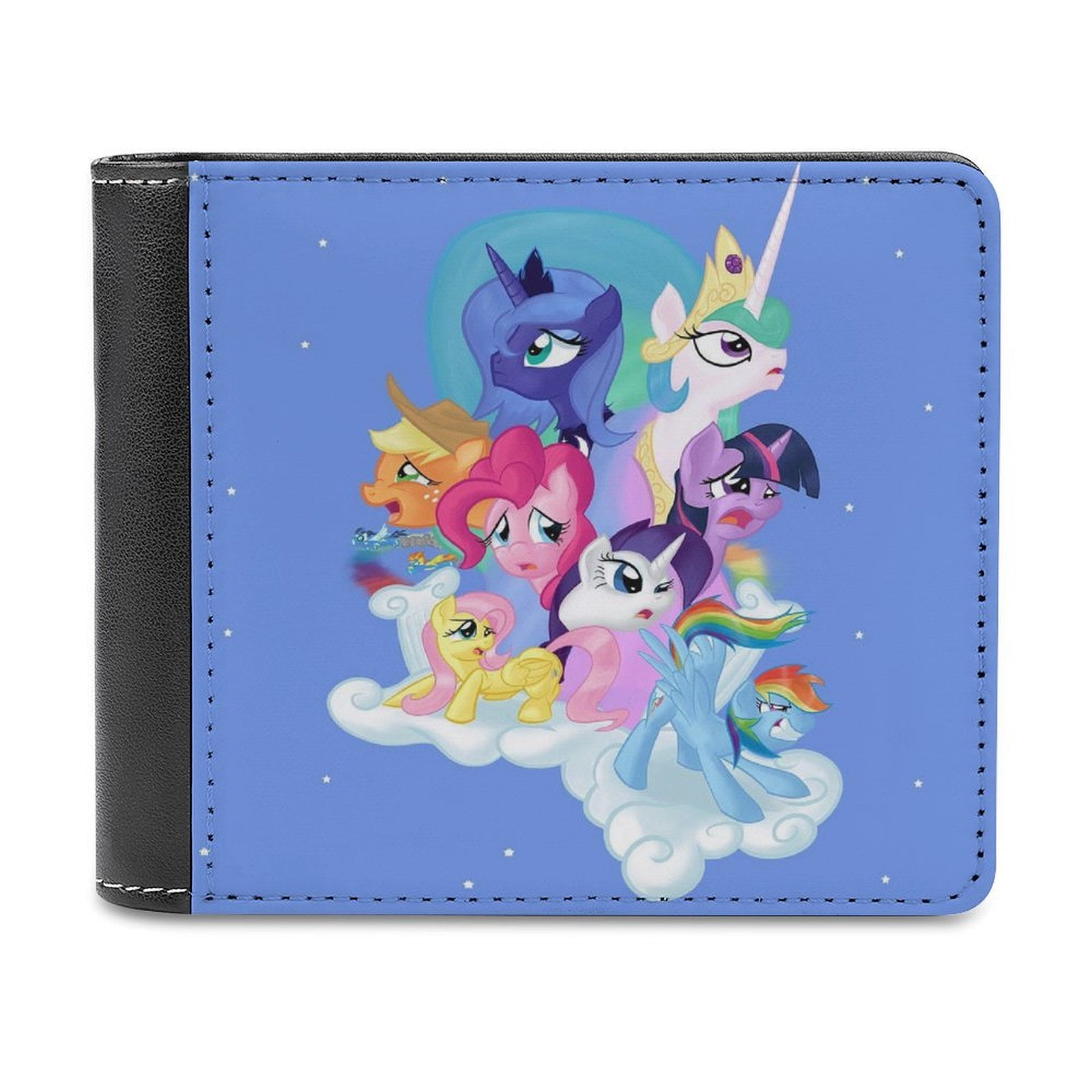 My Lit-tle Pony Mens Wallet Genuine Leather Bifold Extra Capacity ...
