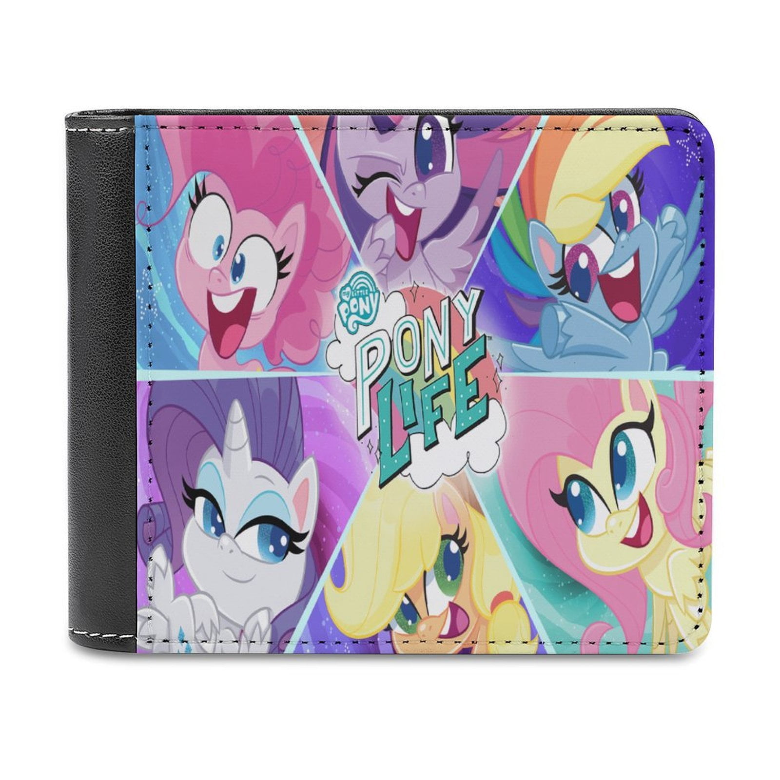 My Lit-tle Pony Mens Wallet Genuine Leather Bifold Extra Capacity ...