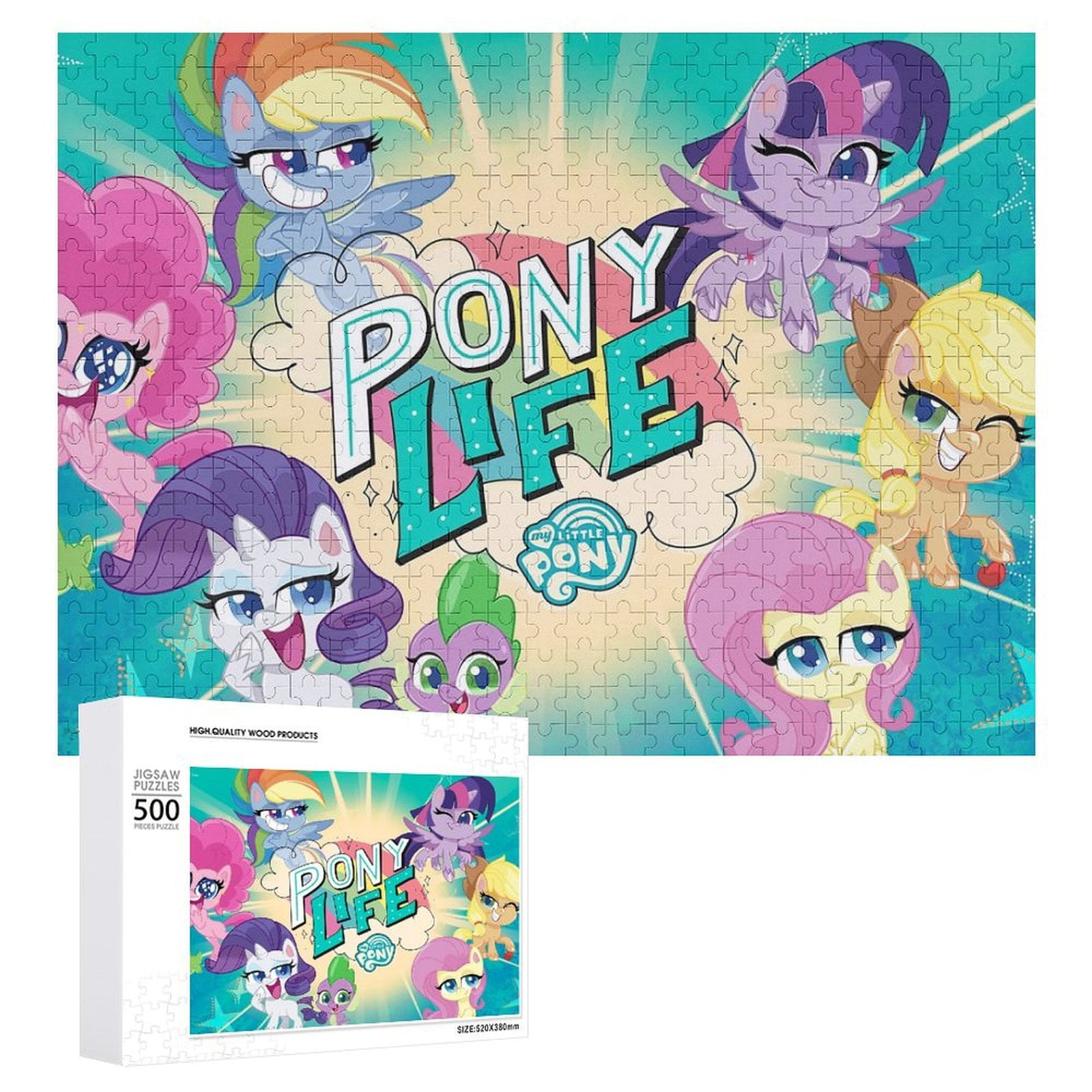 My Lit-tle Pony Puzzle - 500 PCS Jigsaw Puzzle - Walmart.com