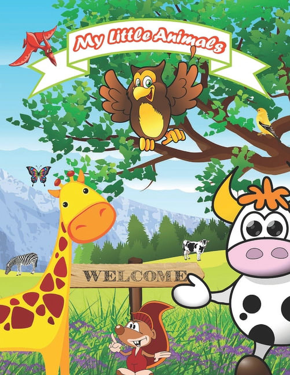 My Little Animals: Coloring Book for Kids Ages 4-8, The Best Gift for ...