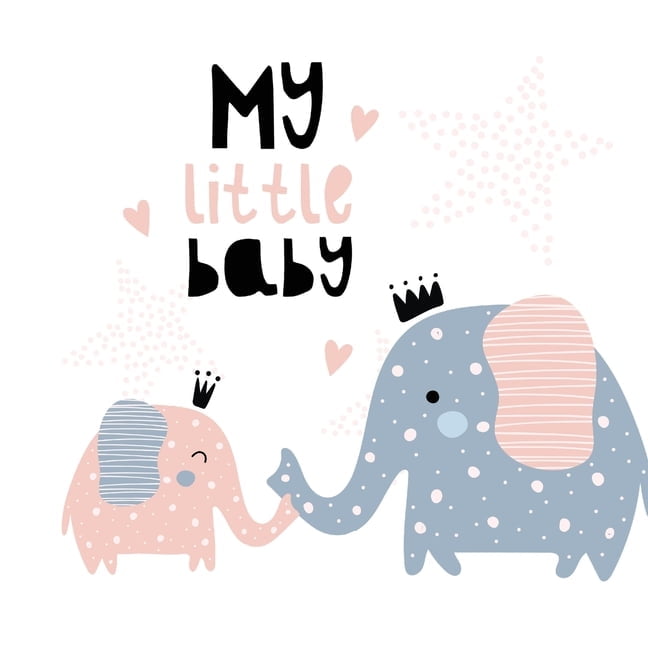 My Little Baby: A Modern Scandinavian Elephant Themed Baby Shower Guest ...