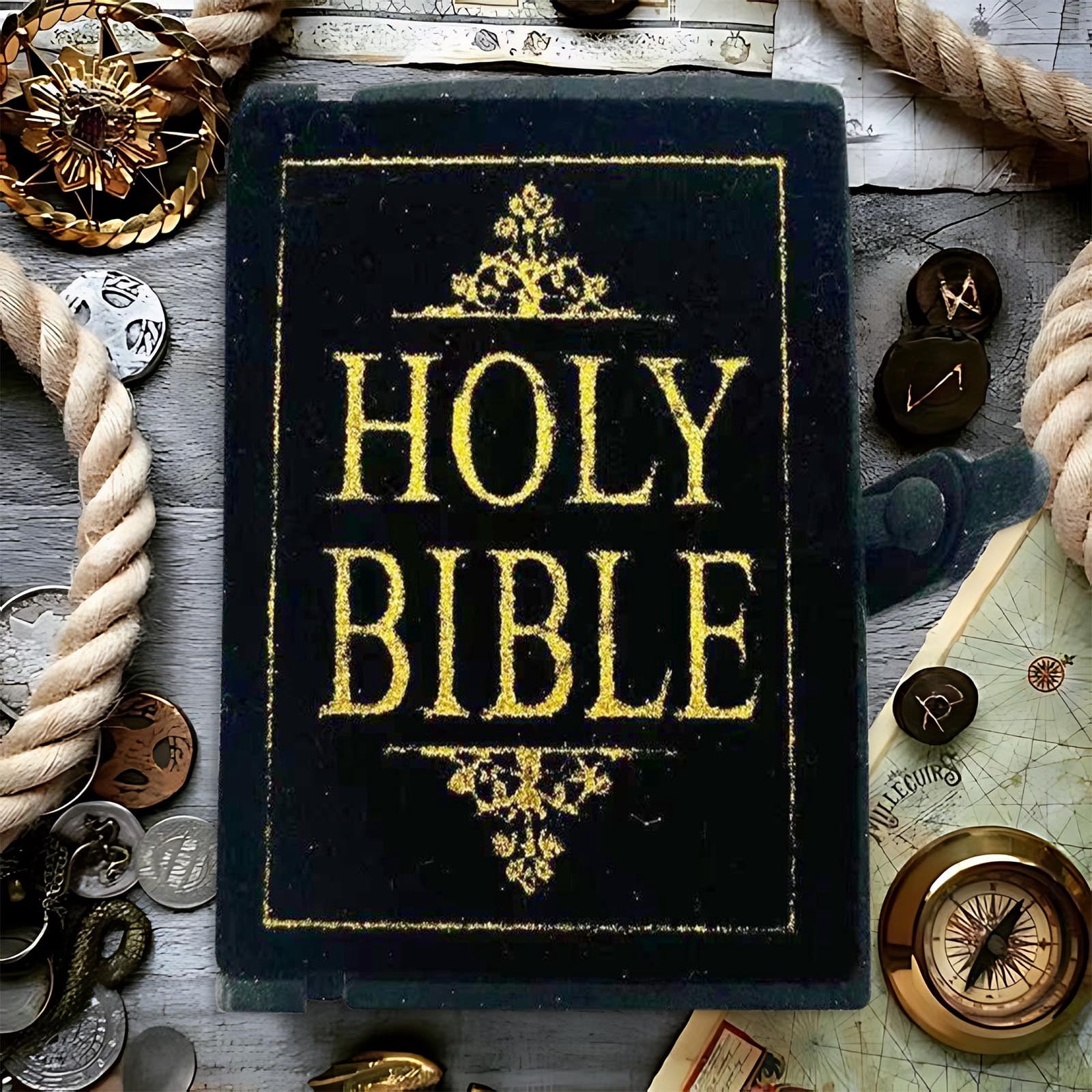 My Little Bible Holy Bible Mini Pocket Size Flocked Cover - Walmart.com