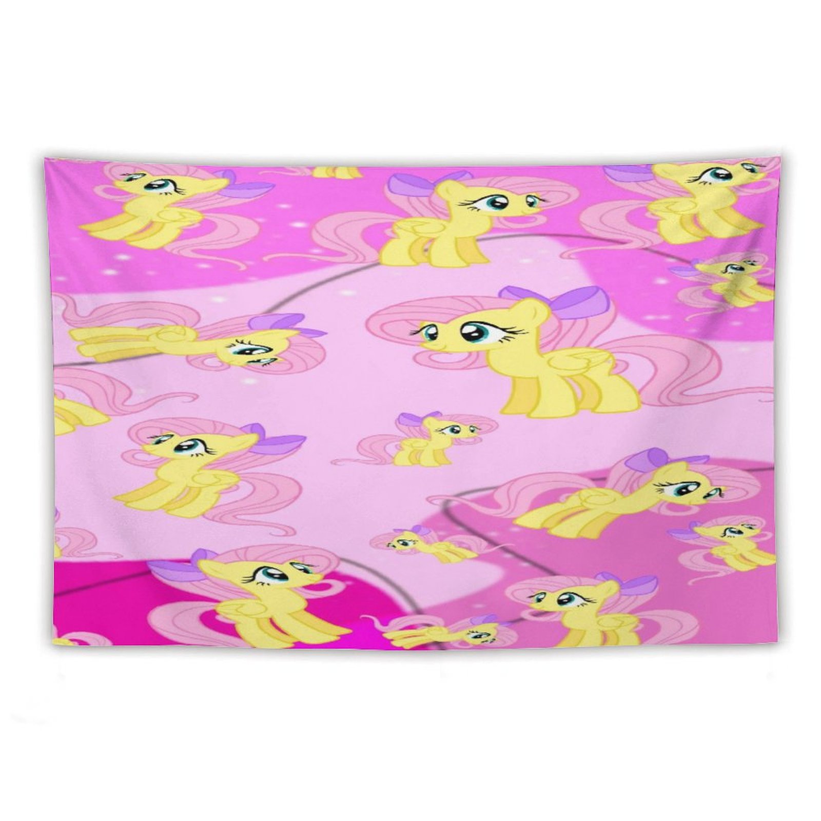 My Little Po_ny Anime Polyester Tapestry Wall Hanging for Room ...