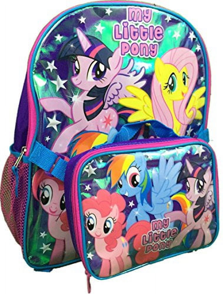 My Little Pony 16" Backpack and Detachable Lunch Box - Walmart.com