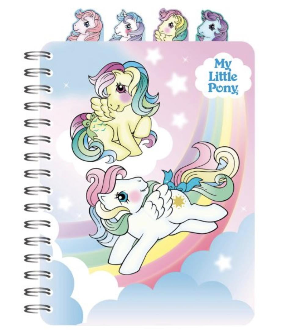 My Little Pony 4-Tab Journal 40 Sheets of Ruled Paper 9" x 6" - Walmart.com