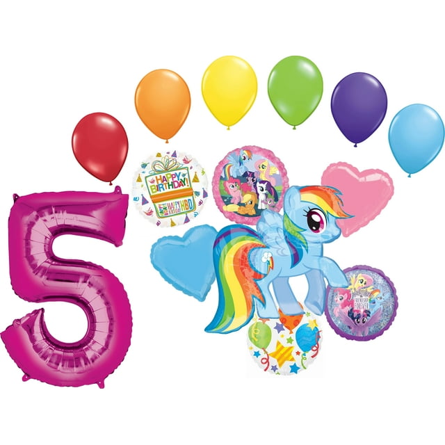 Mayflower Products Balloons, Rubber Rainbow Birthday, (12 Piece ...