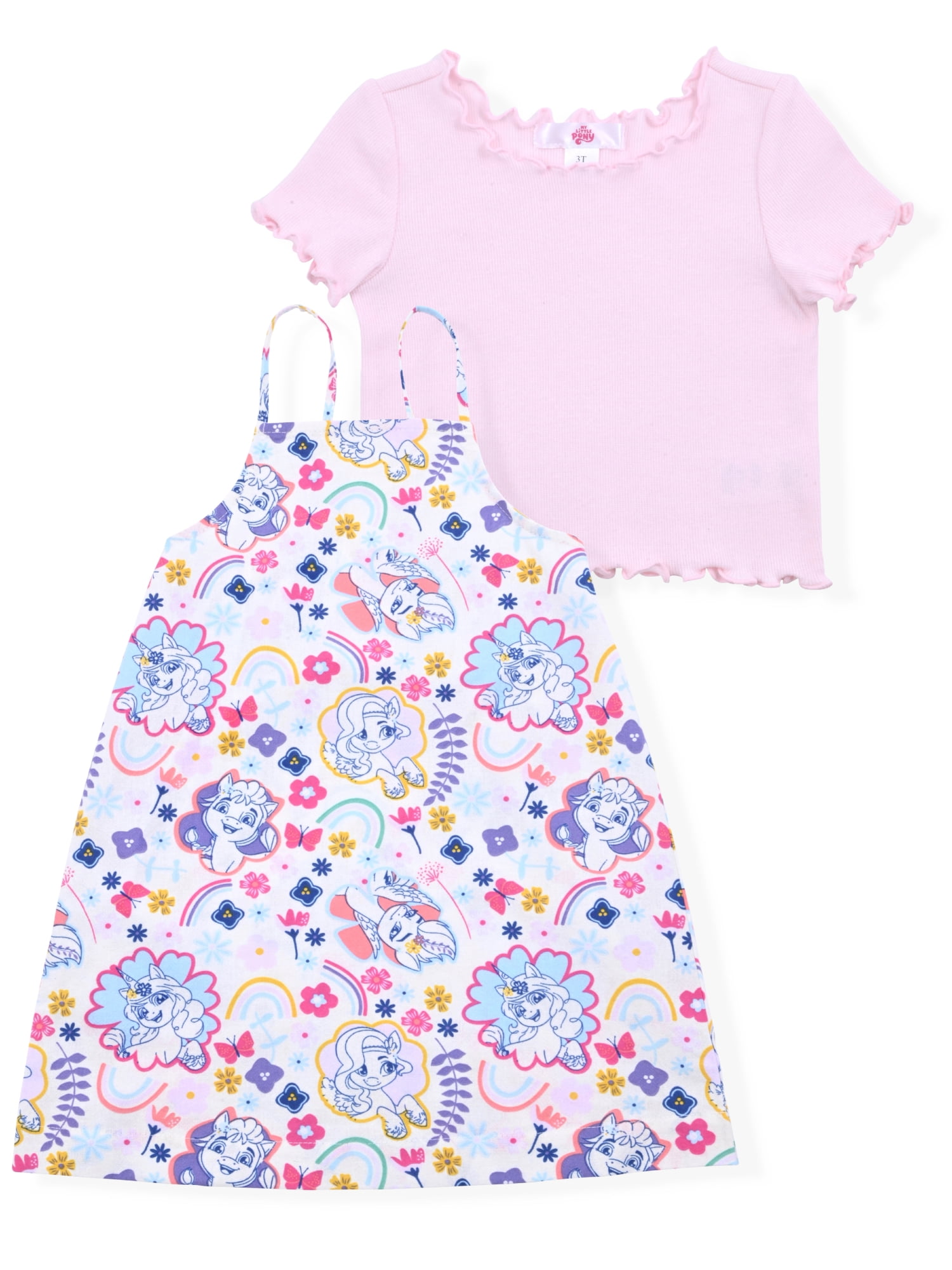 My Little Pony AP Toddler Girls Dress Set, 2 Piece, Sizes 18Months-5T ...